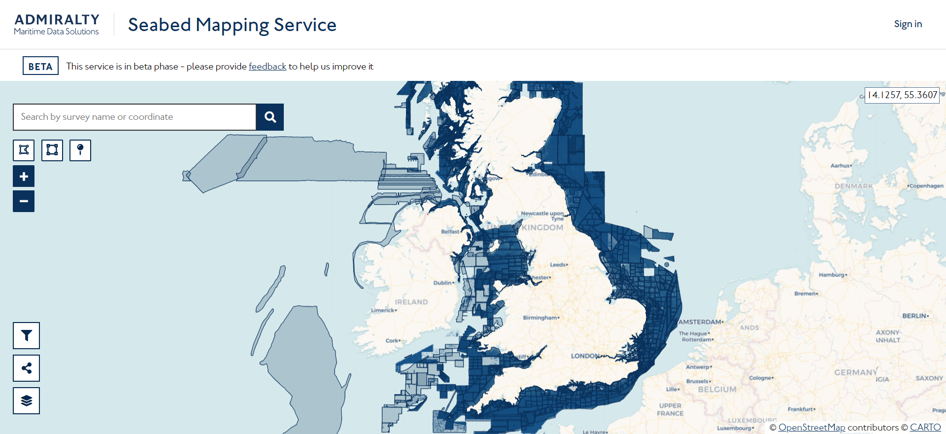 Introducing the new Seabed Mapping Service